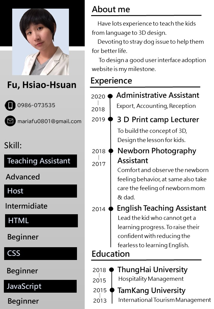 it's Hsiao-Hsuan, Fu